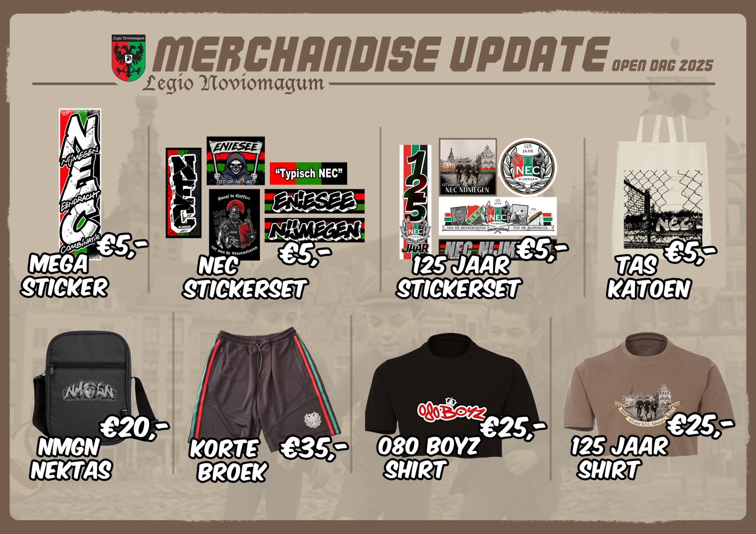 Merchandise update: Fandag 2025 – Legio Noviomagum
