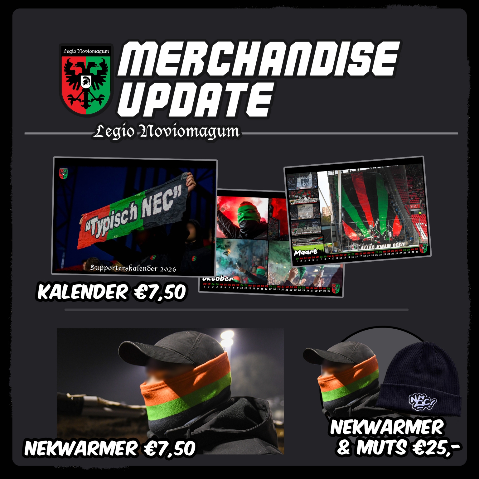 Merchandise update – Legio Noviomagum